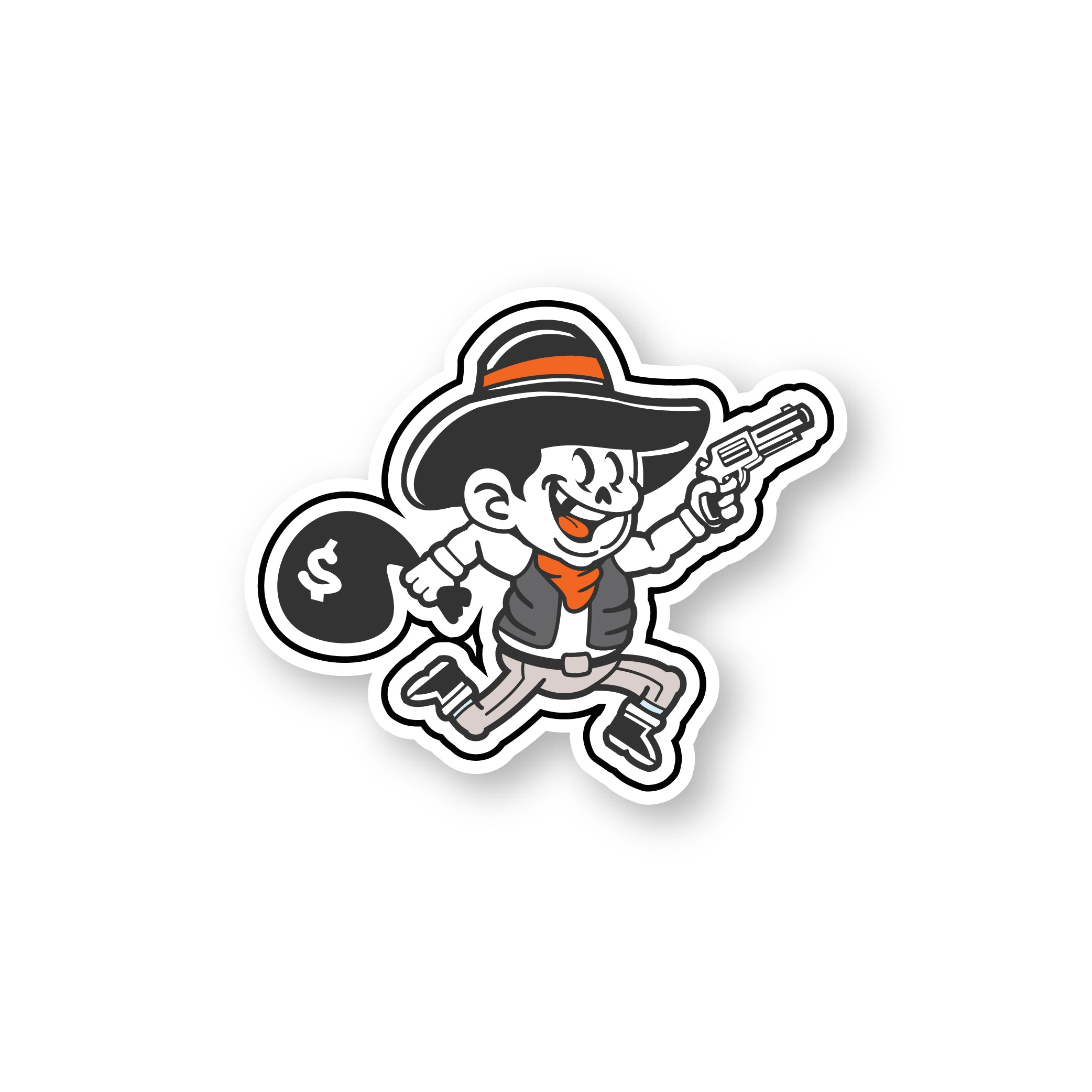 Bandit with swag bag – CUTOUT PRINTS